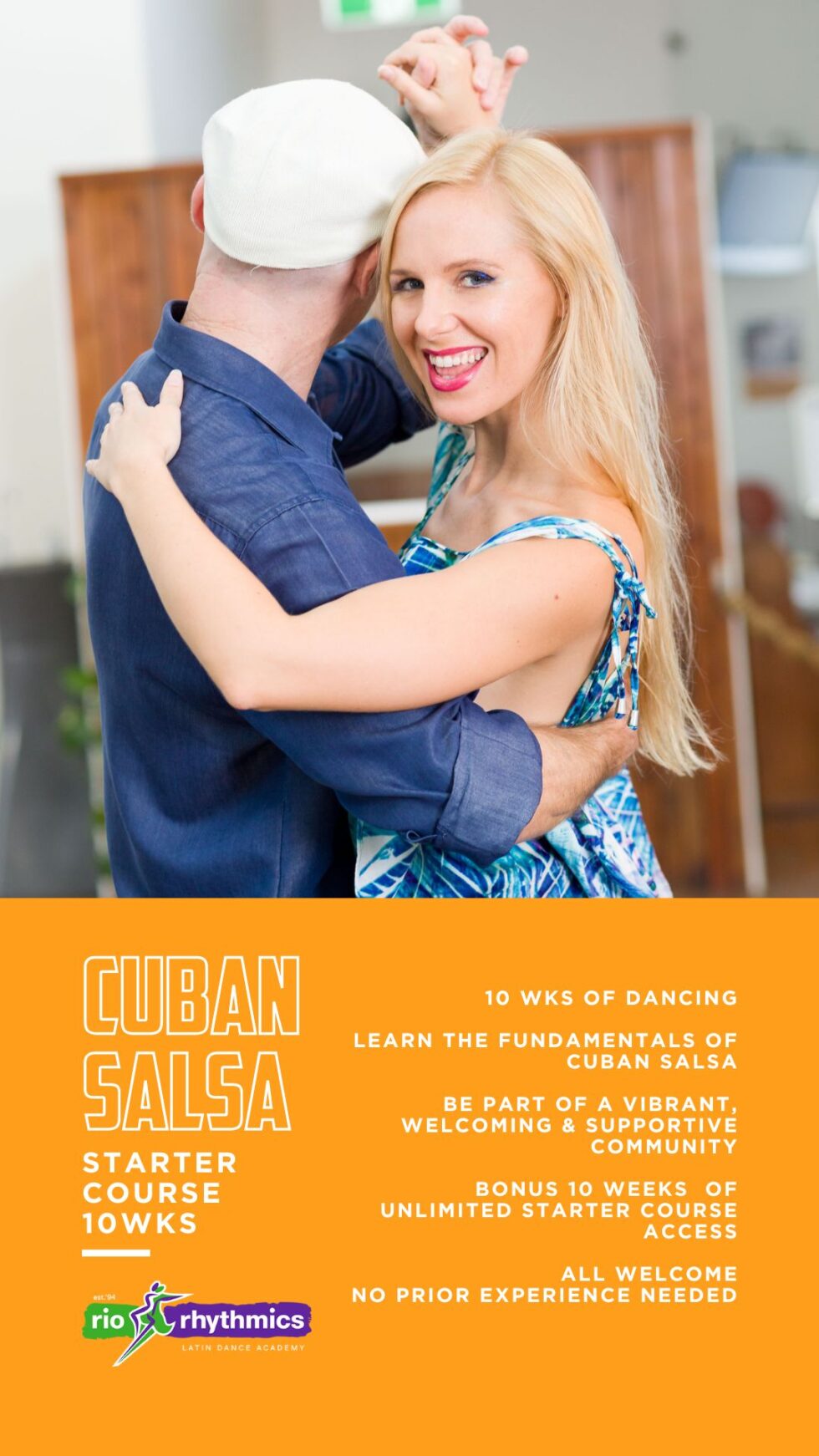 Cuban Salsa Starter Course | 10wks - Rio Rhythmics | Latin Dance ...